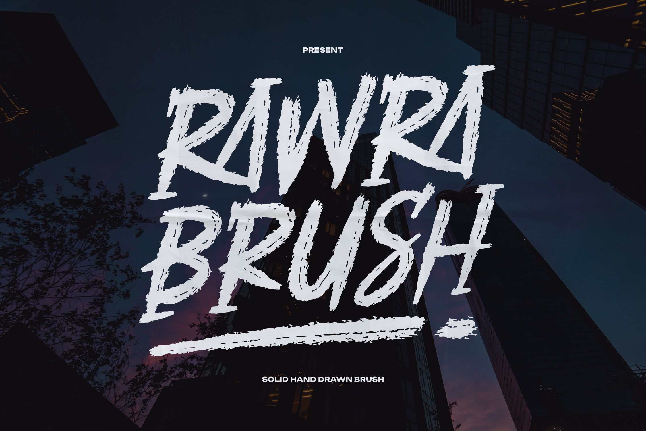Rawra Brush | Solid Hand Drawn Brush by Gracetype Studio