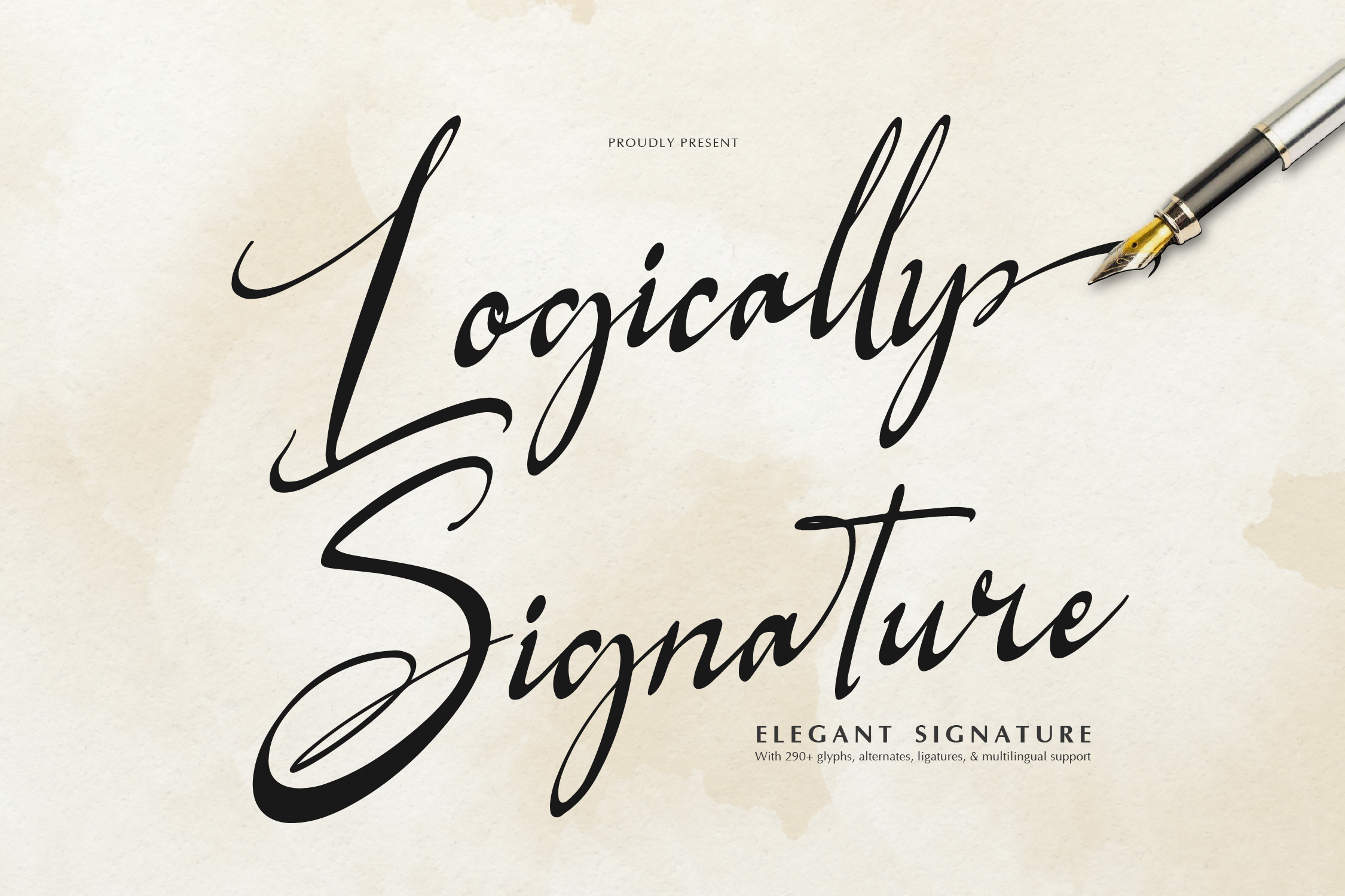 Logically Signature | Elegant Signature by Gracetype Studio