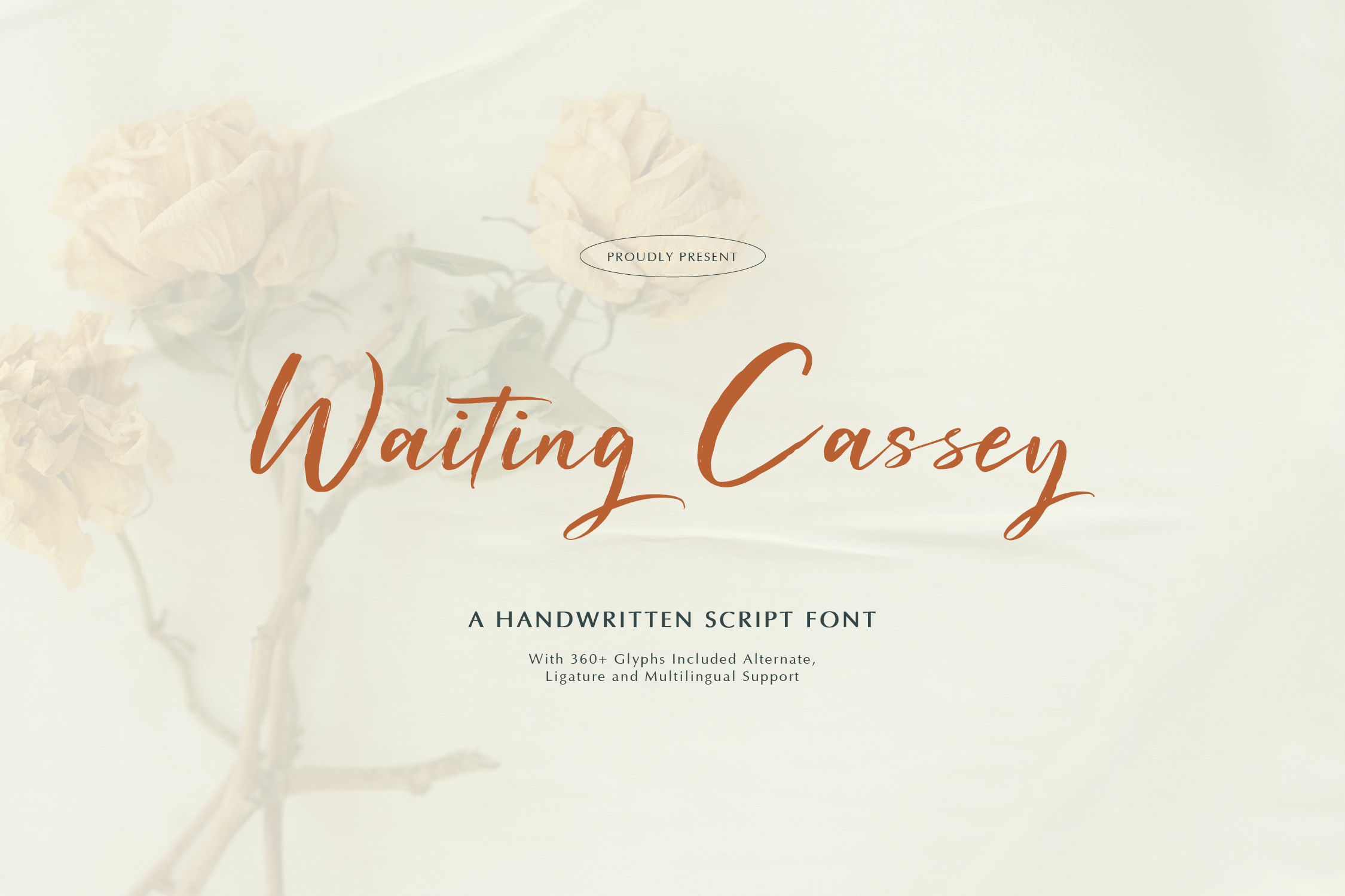Waiting Cassey | Handwritten Script Font by Gracetype Studio
