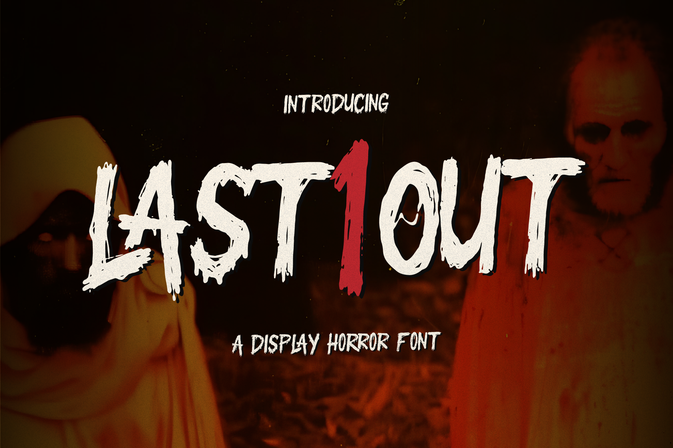 Last One Out | Display Horror Font by Gracetype Studio