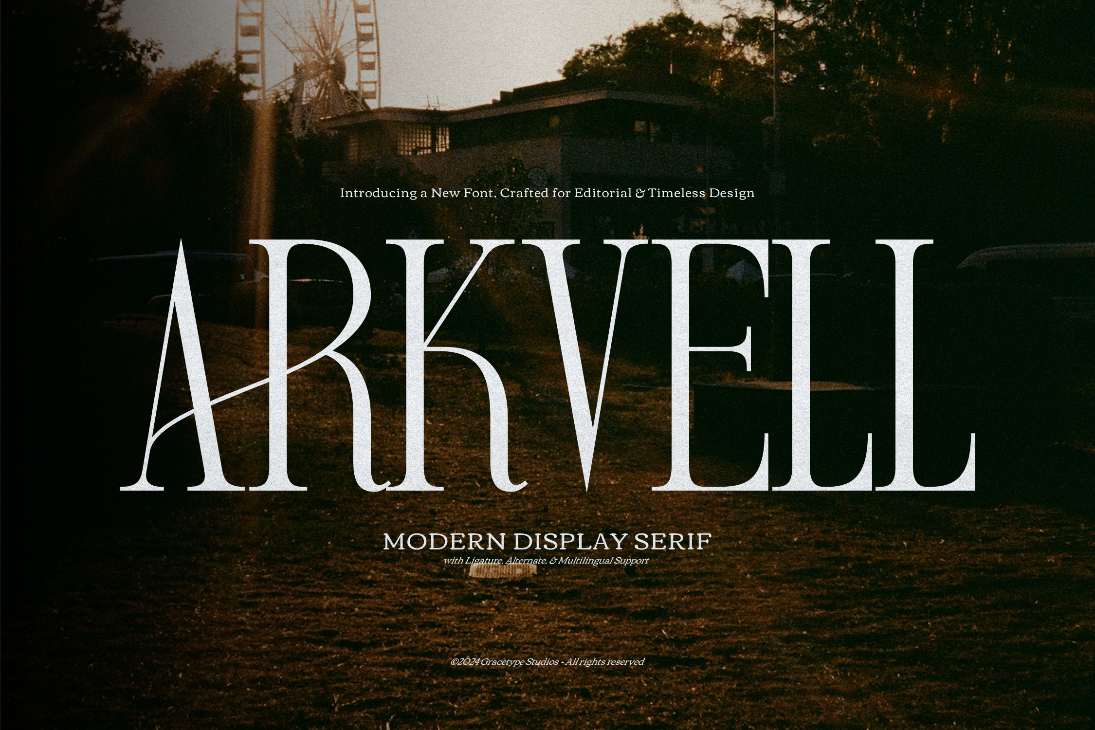 Arkvell | Modern Display Serif by Gracetype Studio